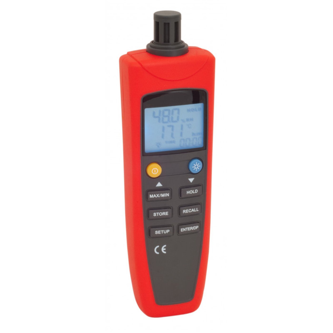 Professional Digital Thermo-Hygrometer with K Probe – Temperature and ...