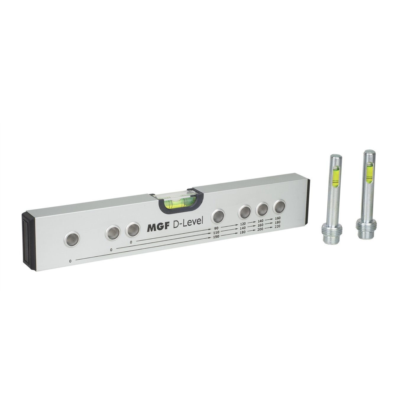 D-LEVEL Tap Spacing Level 90 to 220 mm 0.029 Degree Accuracy Lenght 400 mm